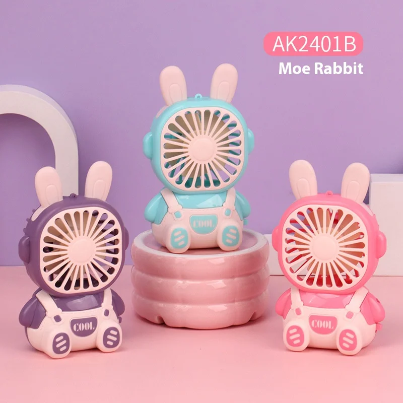 Cartoon-Handheld-Mini-Rechargeable-Small-Fan-Desktop-Suitable-for ...