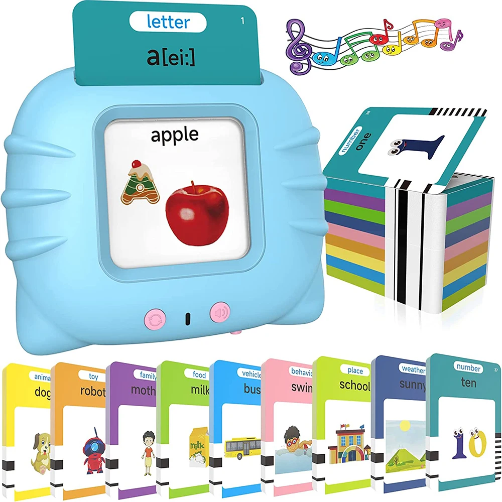 Talking-Flash-Cards-Learning-Toys-Kids-Electronic-Cognitive-Cards ...