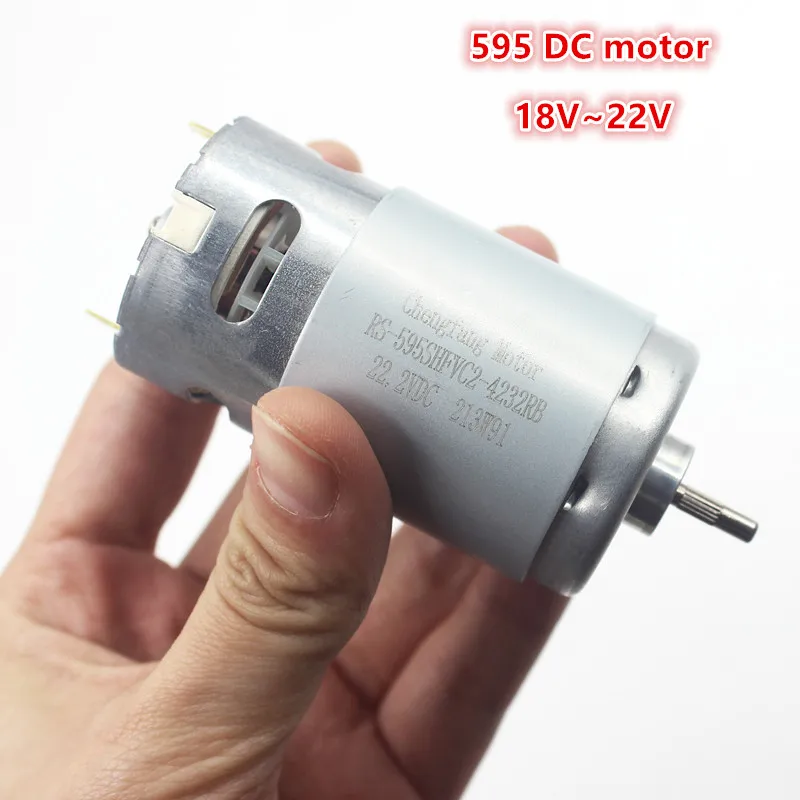 Brand new RS-595SH 18V~22V 595 DC motor with cooling fan high speed ...