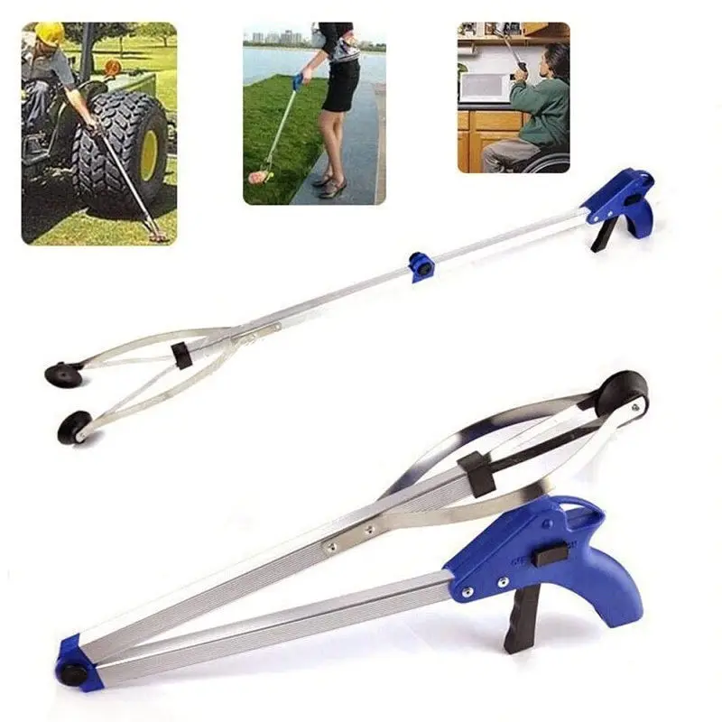 Foldable Pick Up Garbage Gripper Long Arm Helping Hand Gripping tool ...