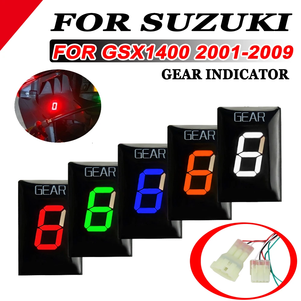 LED-1-6-Gear-Indicator-Speed-Display-For-Suzuki-GSX1400-GSX-1400-2001 ...