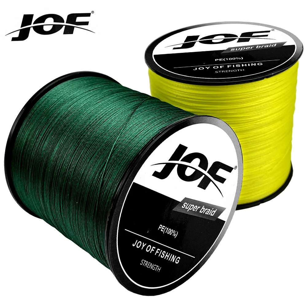 JOF 낚시 PE 편조 라인 멀티필라멘트 편조 스레드, 초강력 12 가닥, 9 스레드, 8 스레드, 18LB 135LB ...