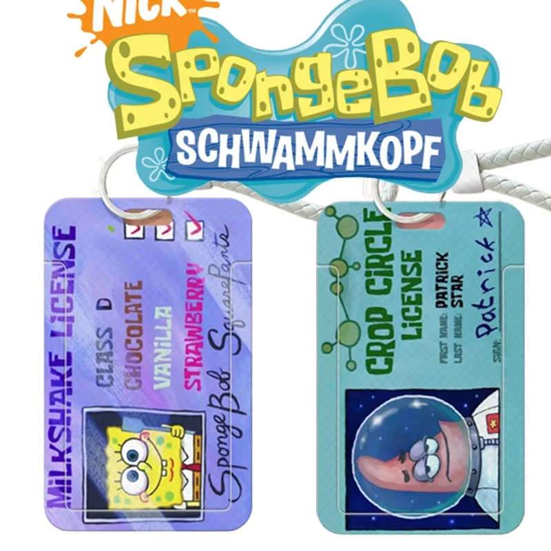 SpongeBob-Patrick-Star-Lanyard-lengan-kartu-lucu-kartu-Pass-pelindung ...