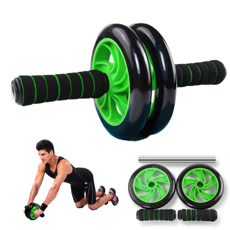 Fitness Roller Abs Wheel Roller Sit ups Ab Workout Abdominal Muscle ...