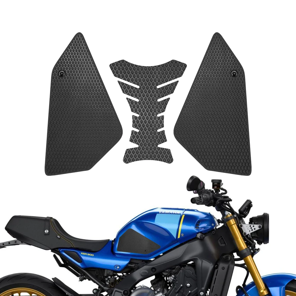 Motorcycle Tank Traction Pad Anti Slip Sticker Gas Knee Grip Protector ...