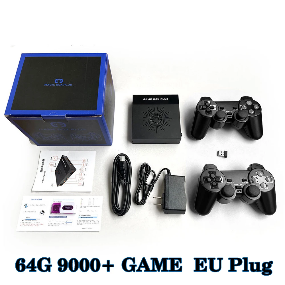 Super Game Box Retro Console - 128GB 10000+ 2D/3D Classic Games 4K HDMI ...