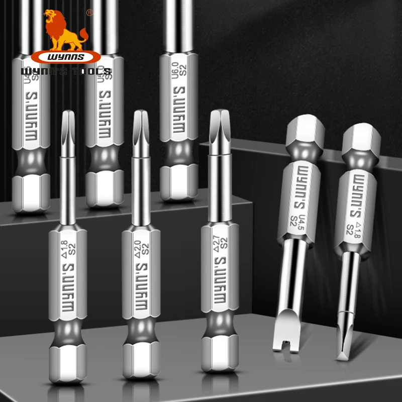 WYNNS-4-5-10pcs-Triangle-U-Shape-Drill-Bit-Hex-Shank-Magnetic-Bit-Set ...