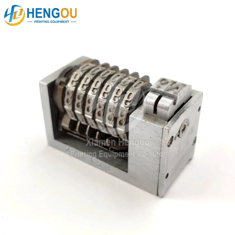 2 Pieces Free Shipping 6 Digit Numbering Machine 4x8 All Stainless ...