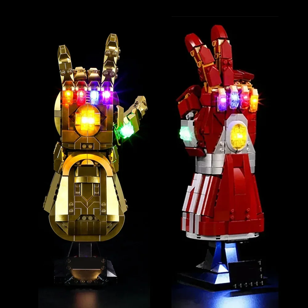 Miniso-Marvel-Ironman-Thanos-Heroes-NANO-Infinity-Gauntlet-Lighting-LED ...
