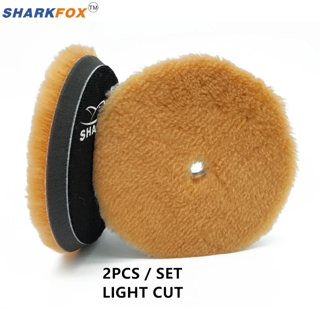 5/6Inch High Density Lambs Woollen Polish buffing Pad Wool Polishing ...