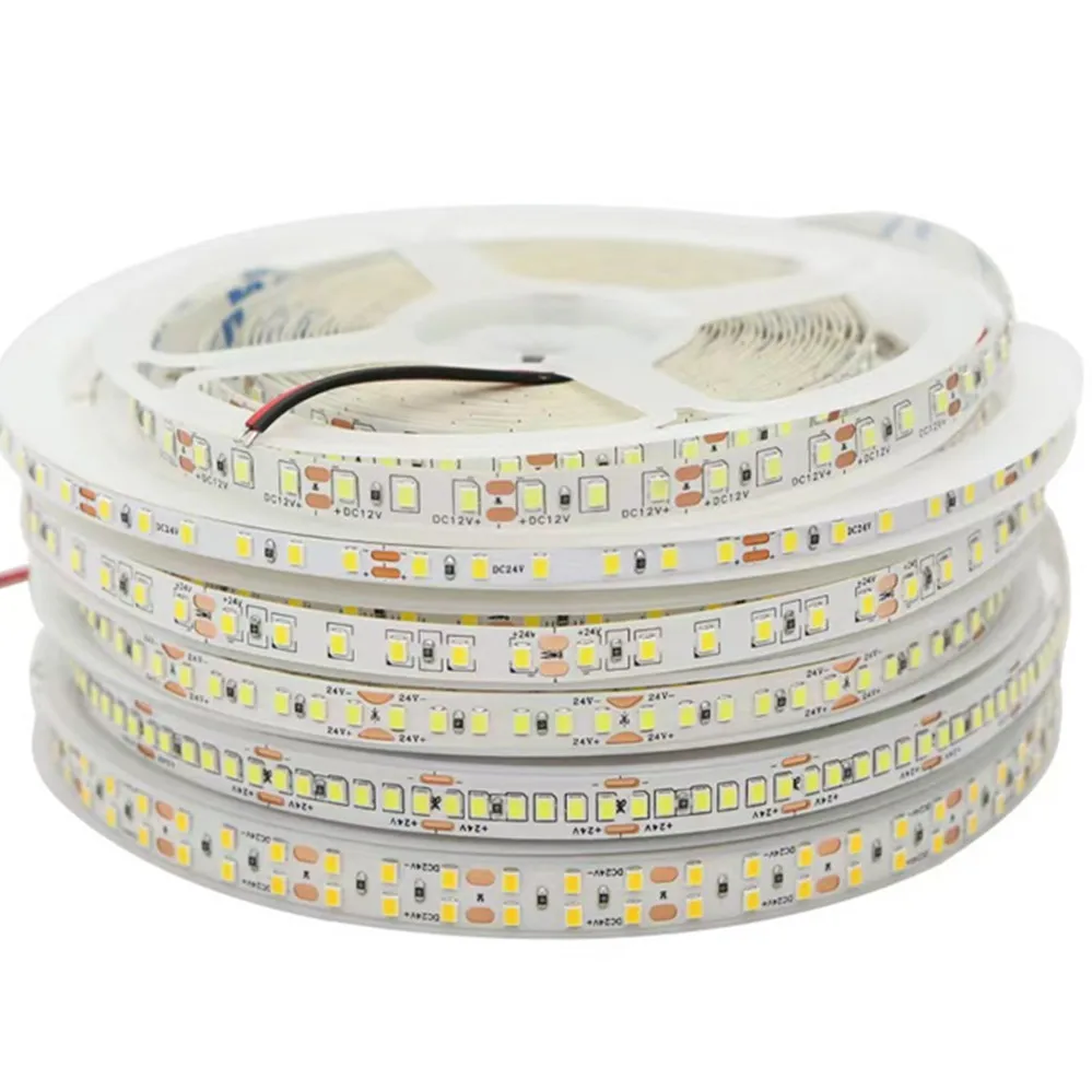 12V 24V 2835 Led Strip 5m 300/600/2400 Pixels Led Tape SMD 2835Fiexible ...