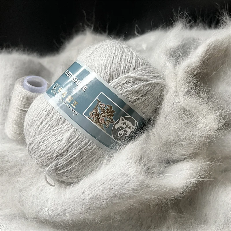 50 20g Plush Mink Cashmere Yarn Soft Anti-pilling Wool Crochet Fine ...