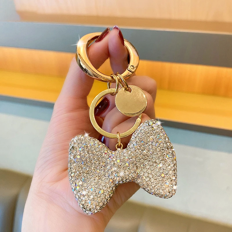 Bow-Knot-Diamond-Keychain-for-Girls-Cute-Car-Keychain-for-Girls-Bow ...