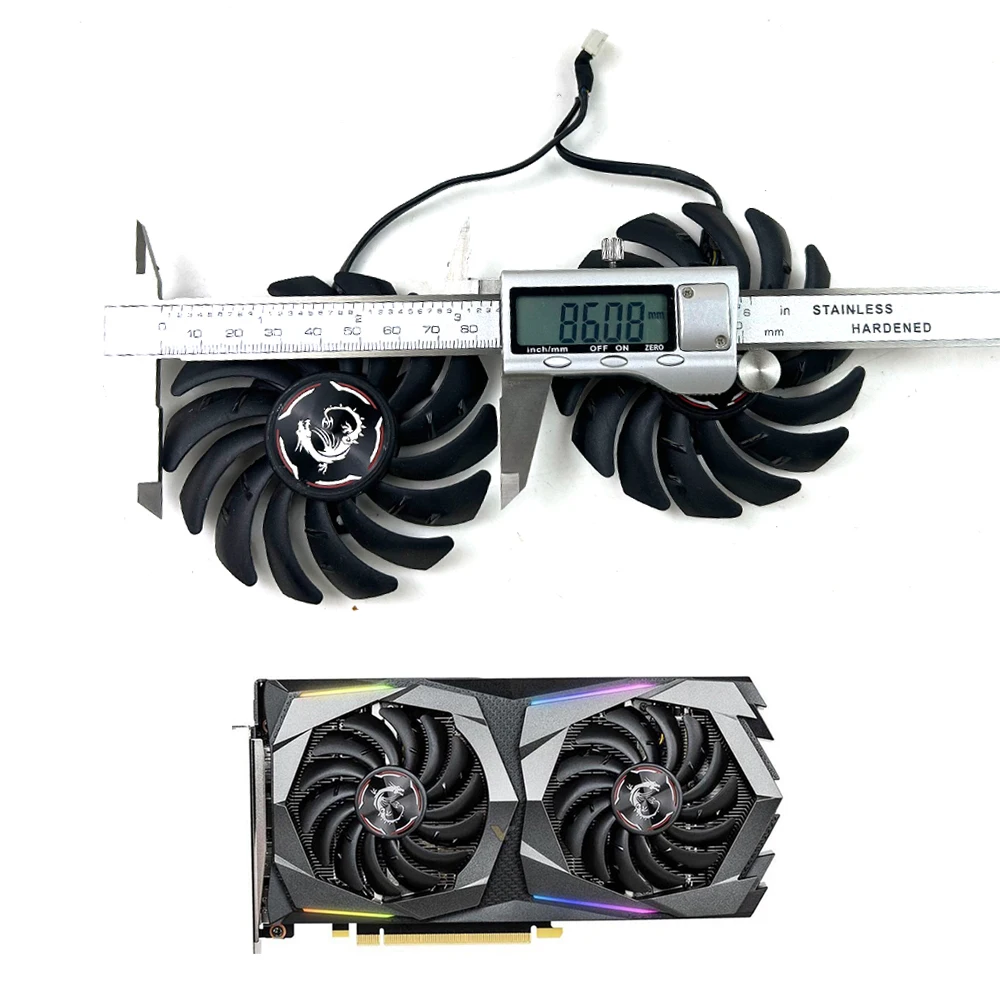 PLD09210S12HH 4PIN GTX1660 1650 S GPU FAN For MSI GTX 1650 1660 Ti ...