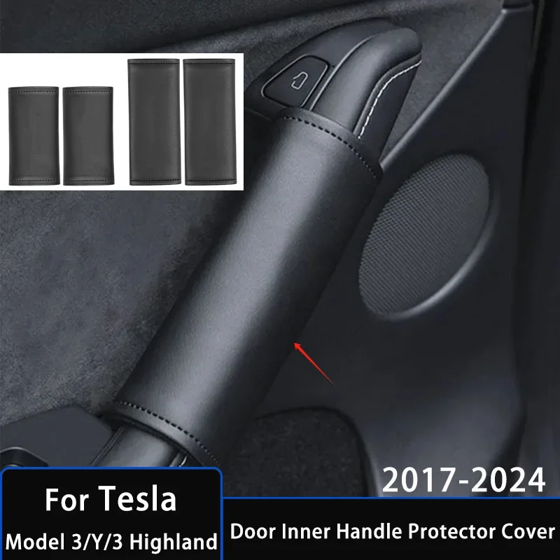 2024-Model-Y-Car-Door-Inner-Handle-Protector-Cover-for-Tesla-Model-3 ...