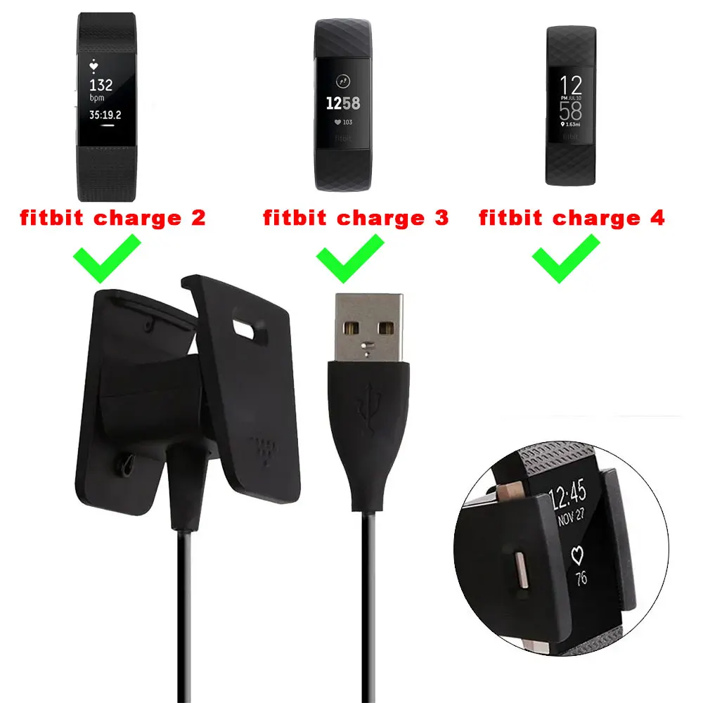 Charger-For-Fitbit-Charge-2-Chip-Protection-USB-Charging-Cable-Cord-Replacement-Cradle-Dock-For ...