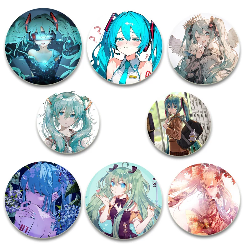 Miku-Cute-Cartoon-Badge-Project-SEKAI-Anime-Brooches-Cosplay-Exquisite ...