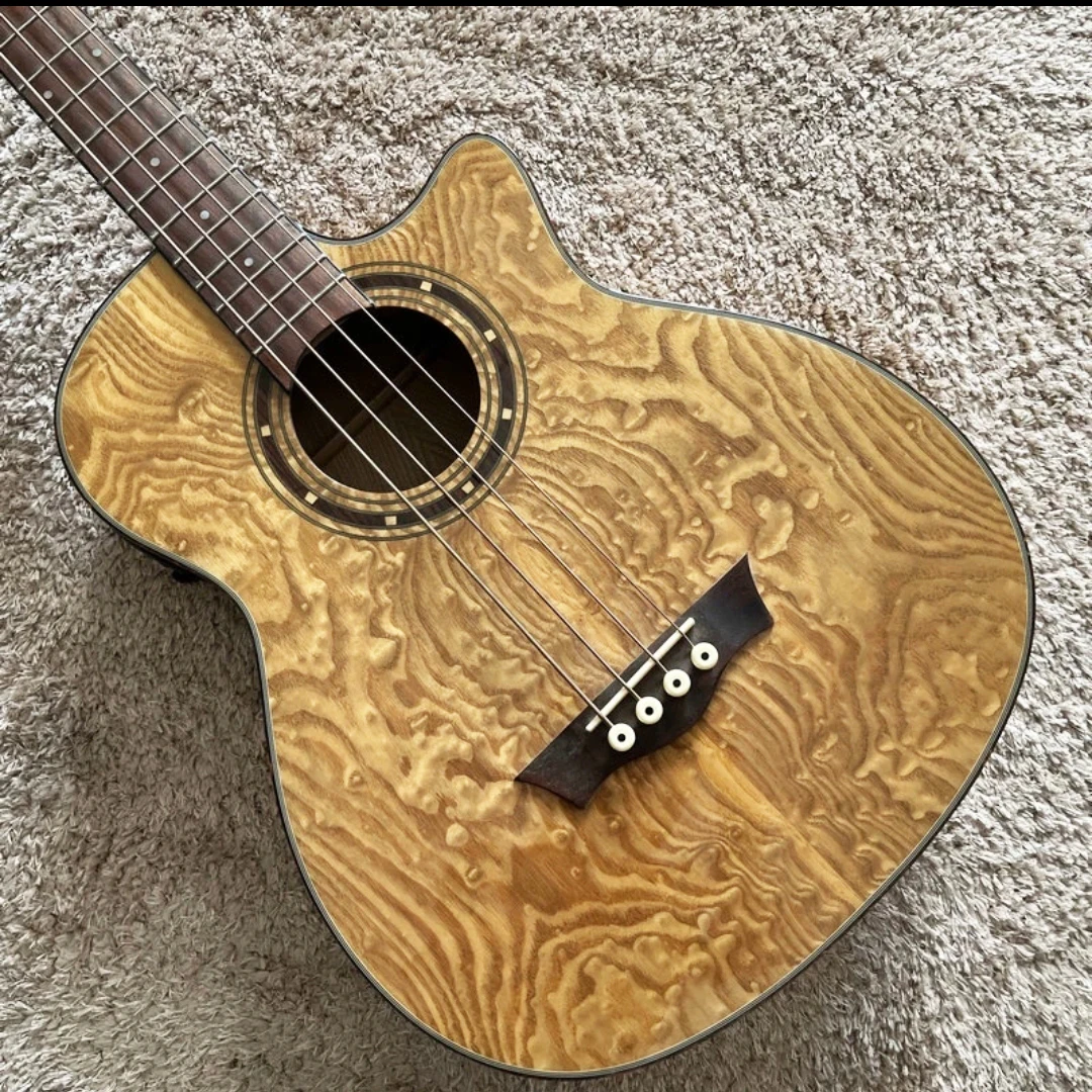 Effects 4 String wooden bass 41 Inch ASH swamp maple Acoustic Classic ...