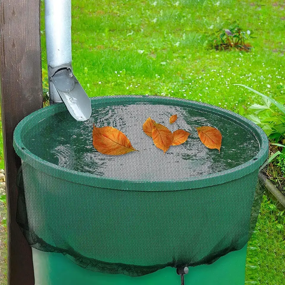 Filtro Impurezas Agua Lluvia Pack 4 Cubiertas De Malla Para Barriles De ...