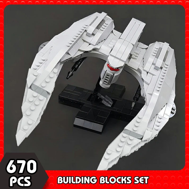 Moc-Battlestared-Cylon-Raider-MK-II-Spaceship-Building-Blocks-Space ...