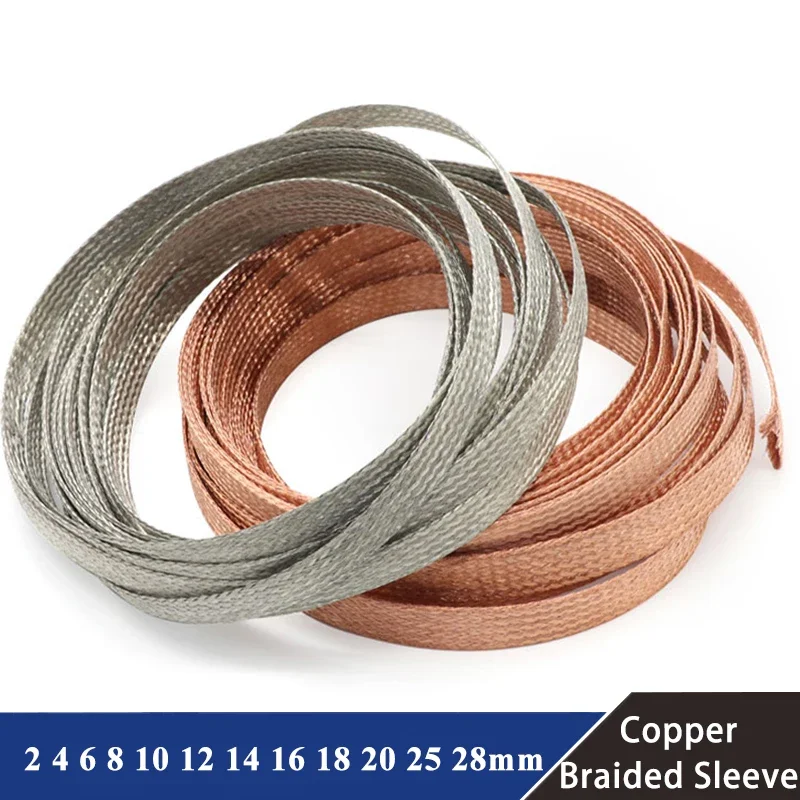 2M-Tinned-Plating-Copper-Braided-Sleeve-Soft-Expandable-Metal-Sheath ...