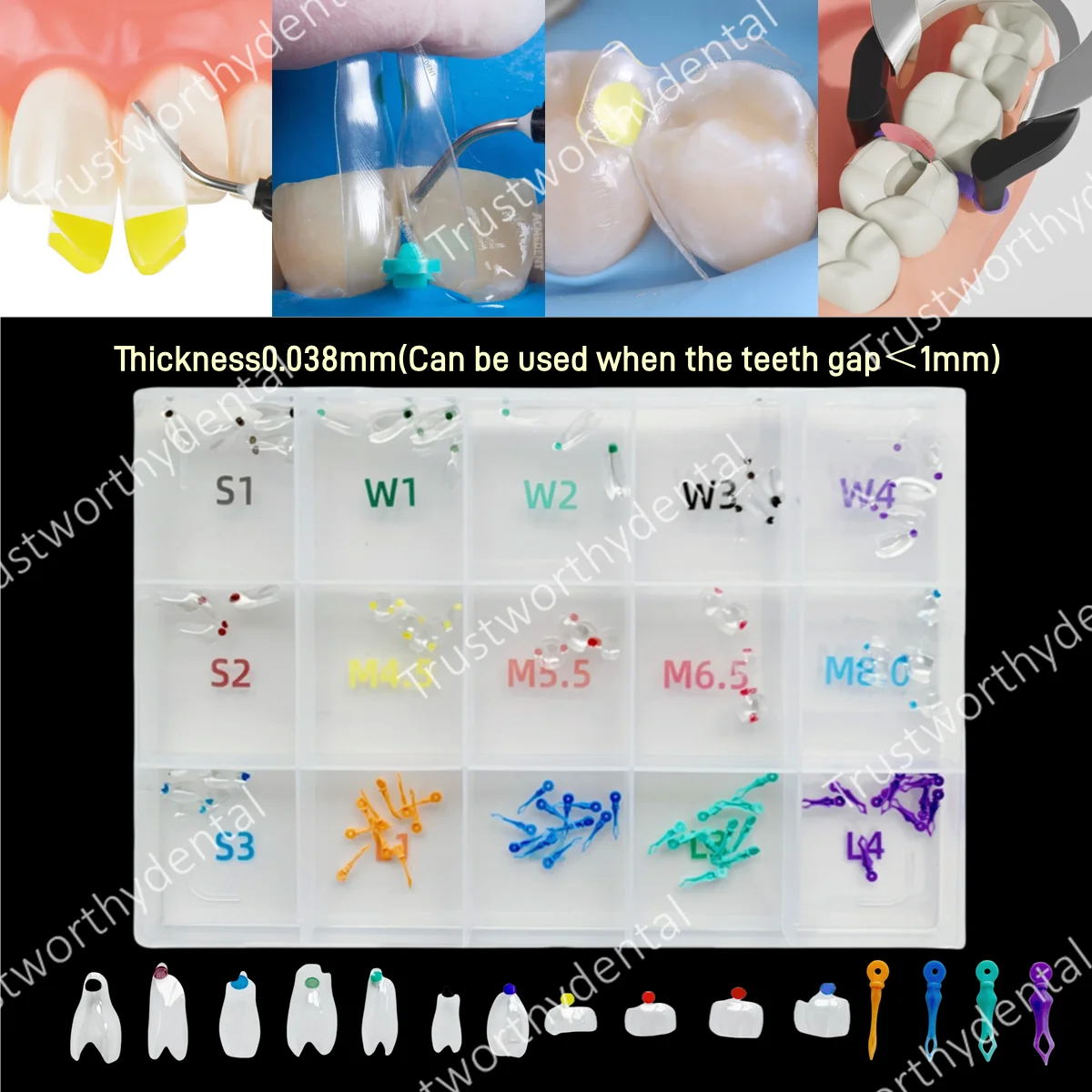 Dental-Transparent-Matrix-Clear-BT-Closure-Matrices-Diastema-Wedges ...