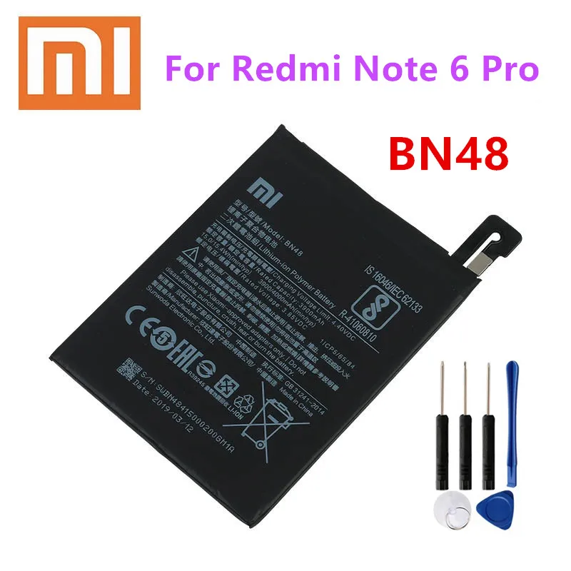 Xiaomi bateria do telefone bn48 4000mah alta capacidade de alta ...