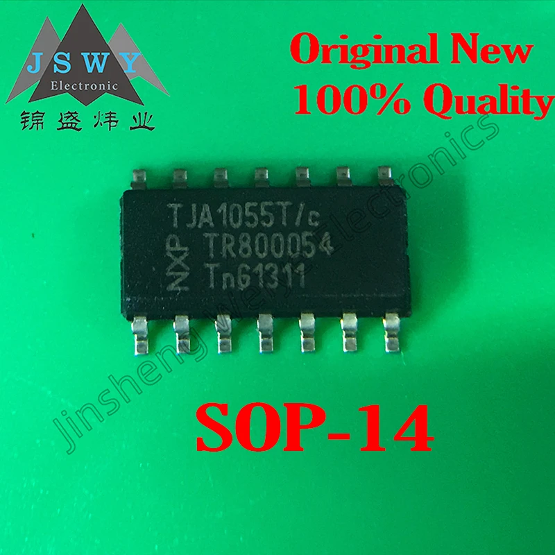 (5/20PCS) TJA1055T TJA1055 SOP-14 High Speed CAN Transceiver Chip Brand ...