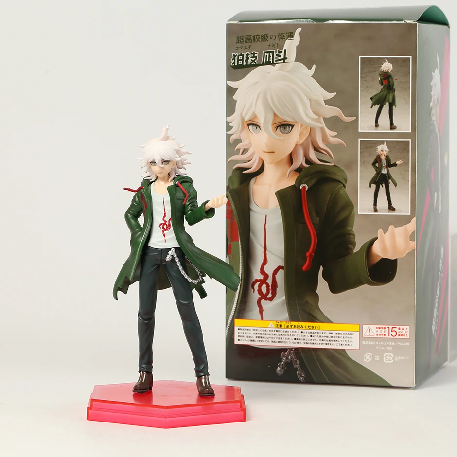 Figura de Danganronpa Reload Nagito Komaeda de 20cm, modelo de juguete de escritorio de PVC para ...