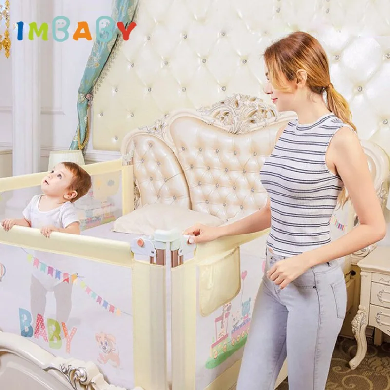 IMBABY-Bed-Barrier-Liftable-Bed-Fence-Cartoon-Barrier-for-Bed ...