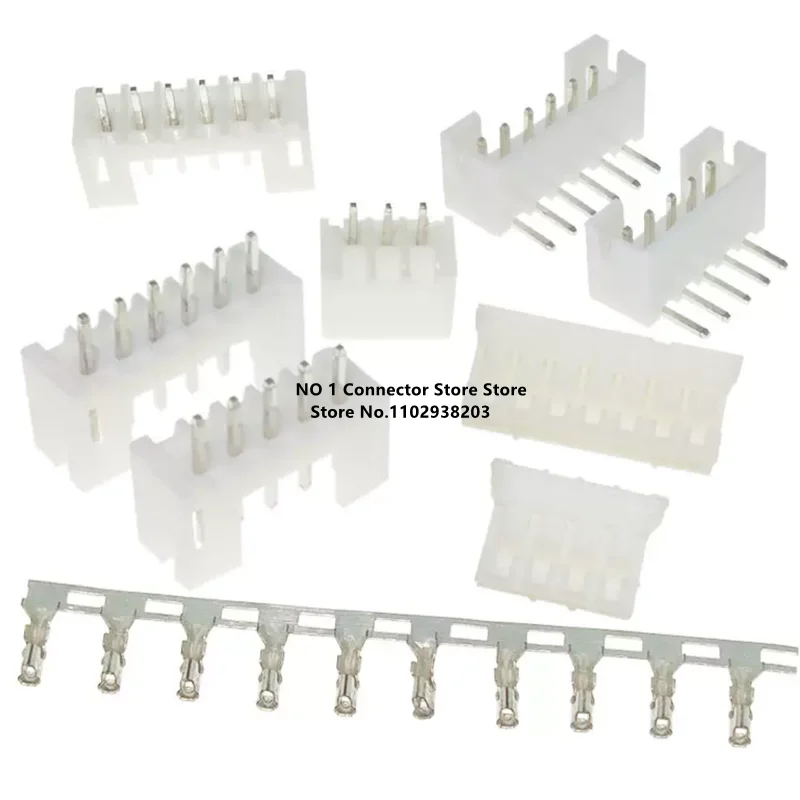20Sets PH2.0 PH 2mm 2.0 Pitch Connector Straight needle Seat/Right Angle Pin Header+Housing ...