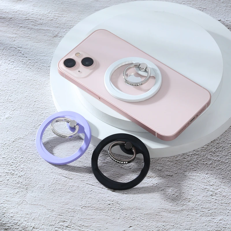 Magnetic-Cell-Phone-Rings-Stand-Grip-360-Rotating-For-Phone-Holder-Car ...