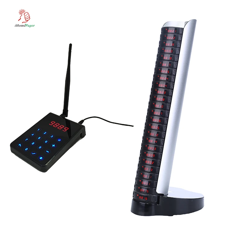 New-arrival-high-quality-battery-protect-tech-wireless-coaster-pager ...