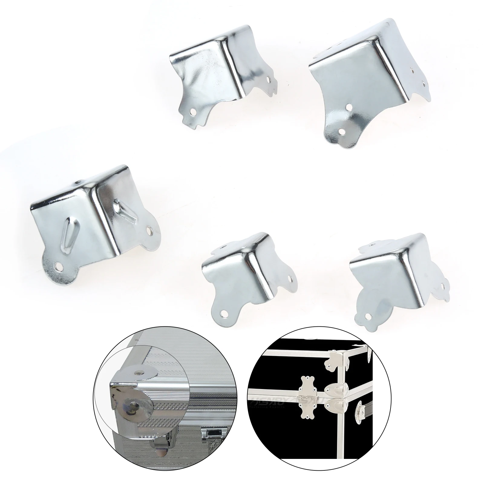 4pcs-set-Aviation-Box-Corner-Speaker-Protector-Three-pronged-Metal-Code ...