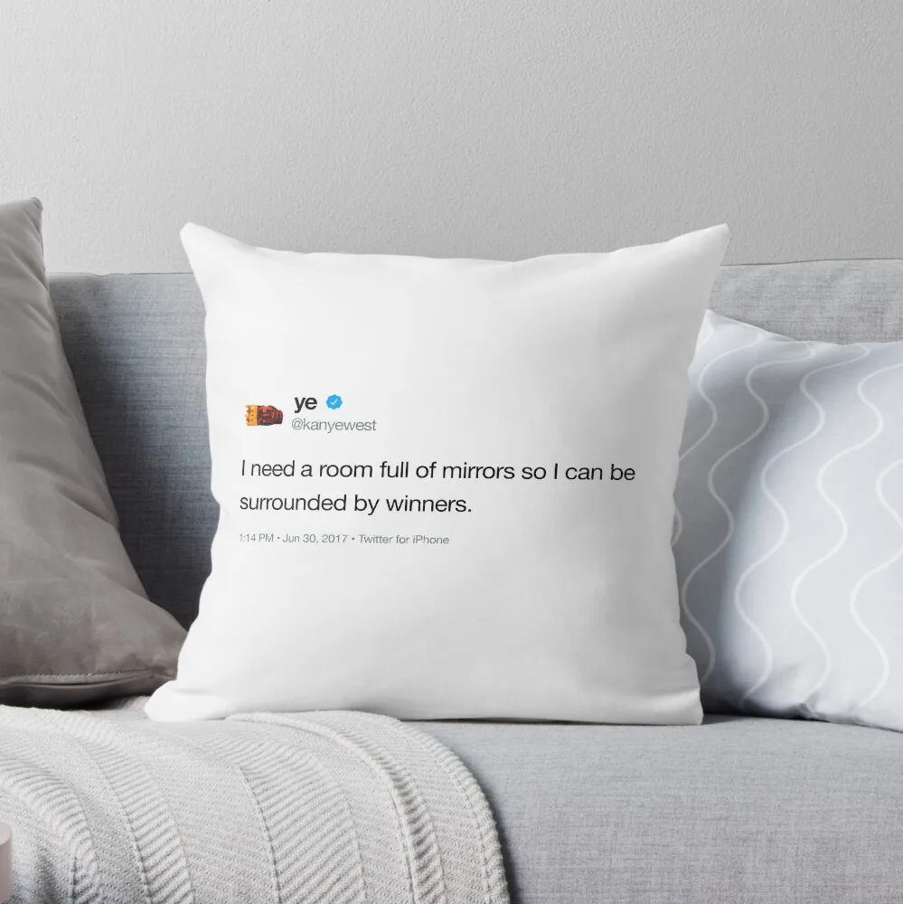 Kanye West Tweet Throw Pillow Pillowcases Luxury Cushion Cover ...