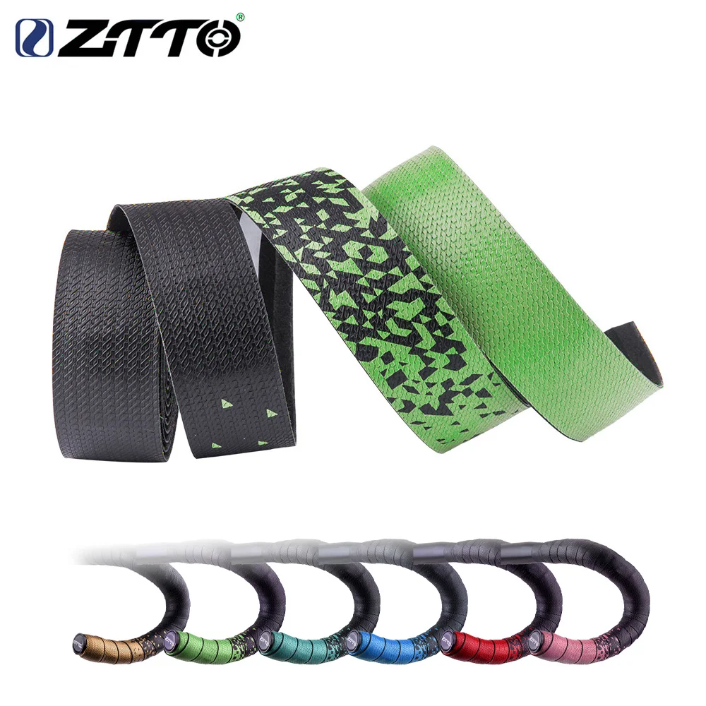 ZTTO-Road-Bike-Bar-Tape-Colorful-Gradient-Color-Red-Gold-Green-Teal ...
