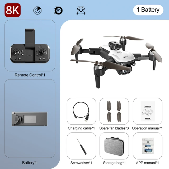 Xiaomi S2S Brushless Drone 8K Professional HD Aerial Photography Dual-Camera Omnidirectional ...