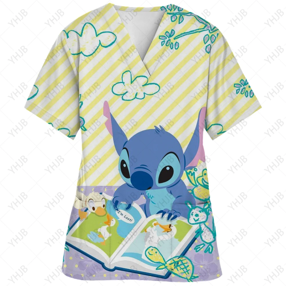 Uniforme clínico de enfermera de Disney Star Baby Stitch, uniforme de ...