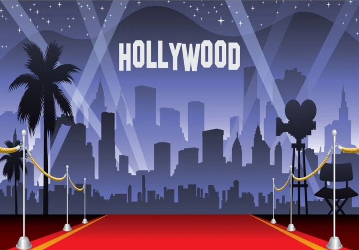 Movie Premiere Red Carpet Backdrop