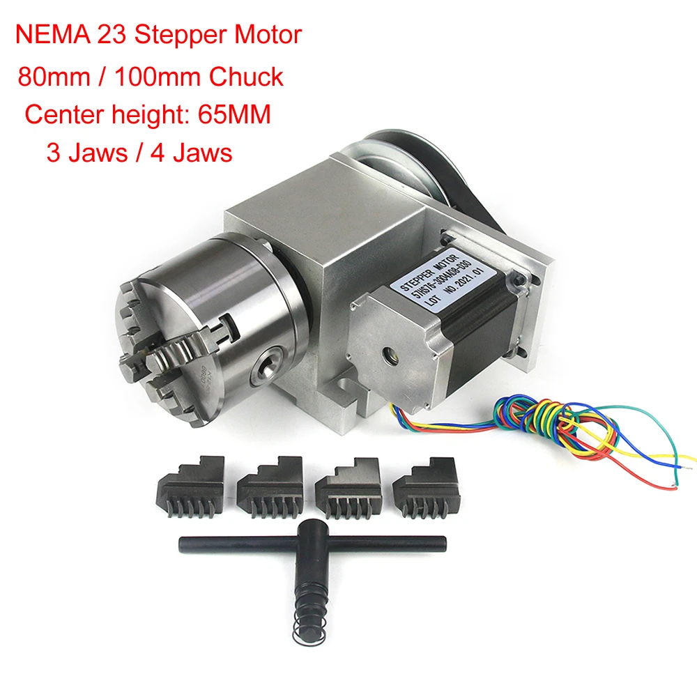 Center-Height-65MM-4-Axis-A-Axis-Rotary-Axis-CNC-Indexing-Head-3-Jaws-4 ...