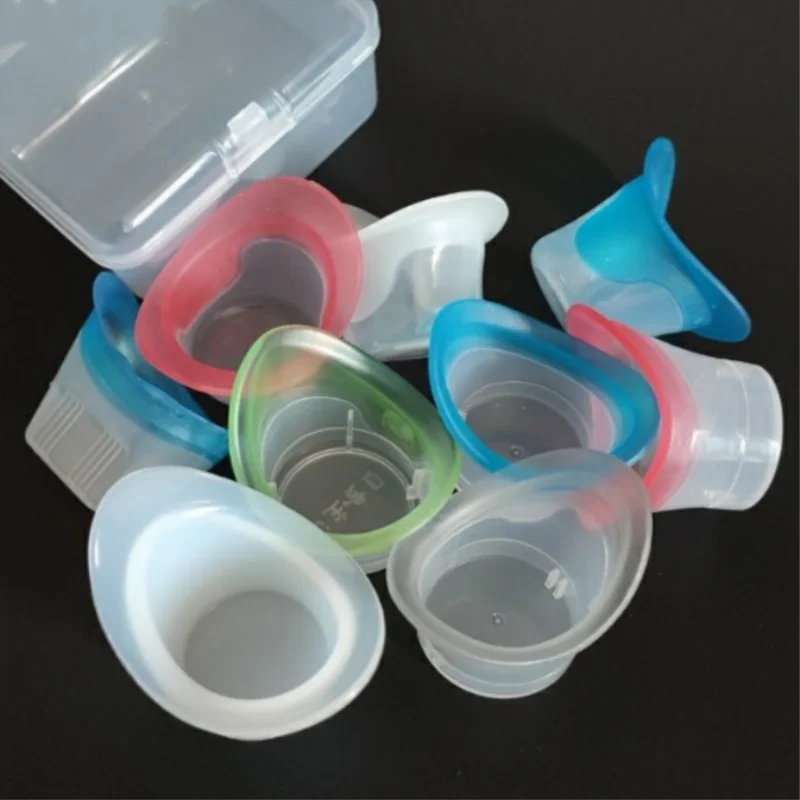 1PC Silicone Eye Wash Cup Resuable Eyewash Cup fingerprint Eye Cup Soft ...