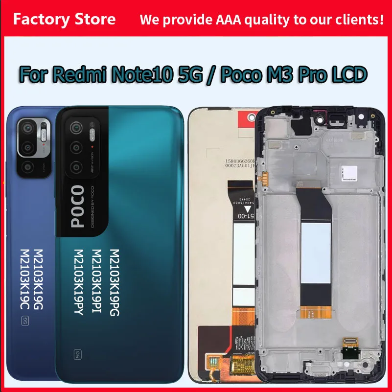 Original-For-Xiaomi-Redmi-Note-10-5G-Poco-M3-Pro-M2103K19G-M2103K19PG ...