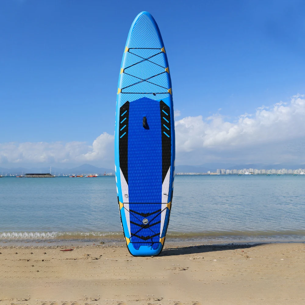 Inflatable Stand Up Surfboard Seaside Water Sports Thicken PVC Paddle ...
