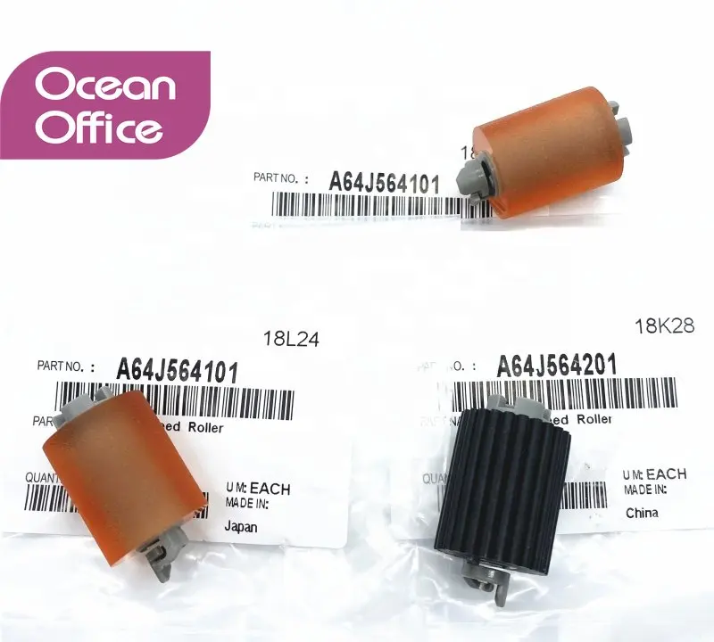 1sets A64j564201 A64j564101 Paper Pickup Roller For Konica Minolta Bh ...