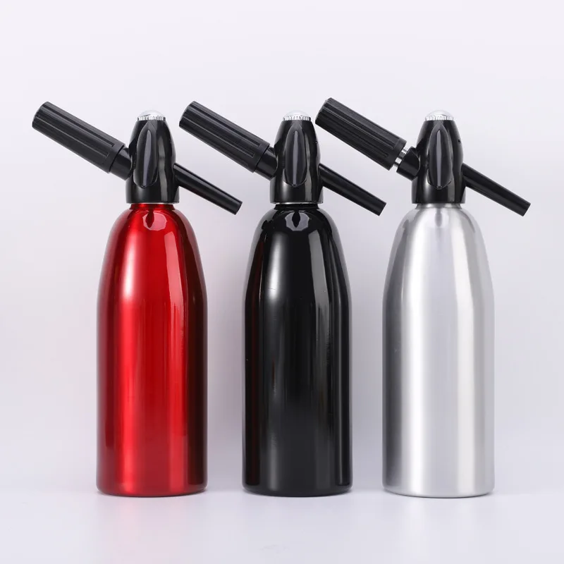 Professional-Soda-Water-Siphon-1L-Aluminum-CO2-DIY-Soda-Maker-Bar-Tools ...