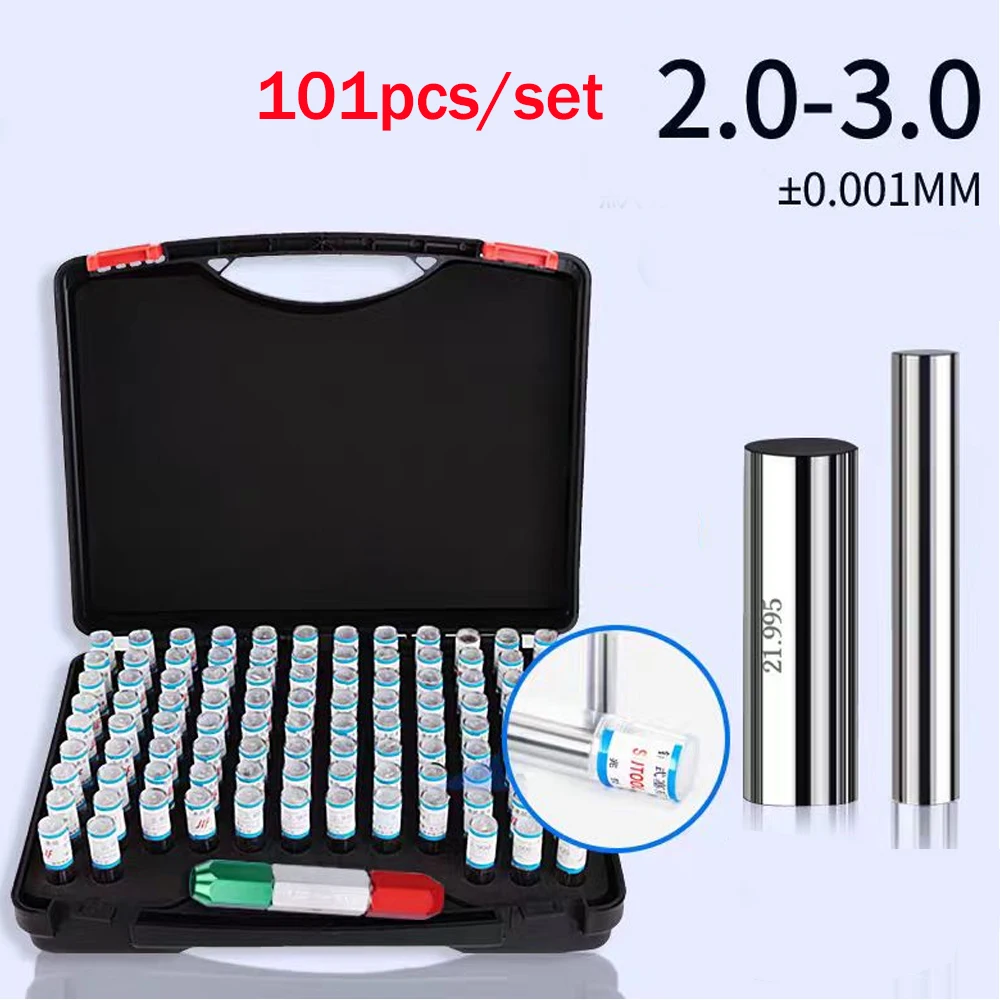 Precis-o-A-o-Pin-Gauge-Smooth-Plug-Gauge-Hole-Gauge-Set-Hole-Measuring ...