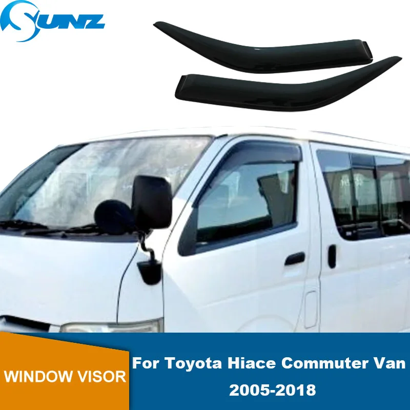 Side-Window-Deflector-Guard-For-Toyota-Hiace-Commuter-Van-2005-2006 ...