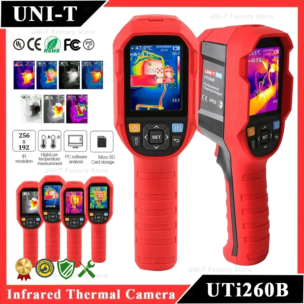 UNI-T-UTi260B-Thermal-Imager-Infrared-Thermographic-Imaging-Heat-Leak ...