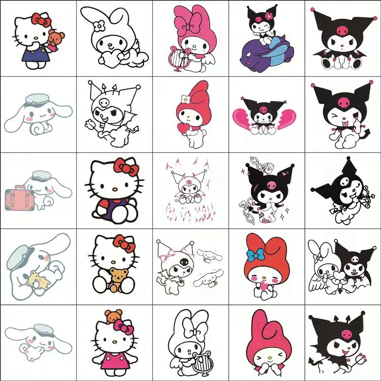 Hello Kitty My Melody Kuromi Coloring Pages Sanrio 50 Off