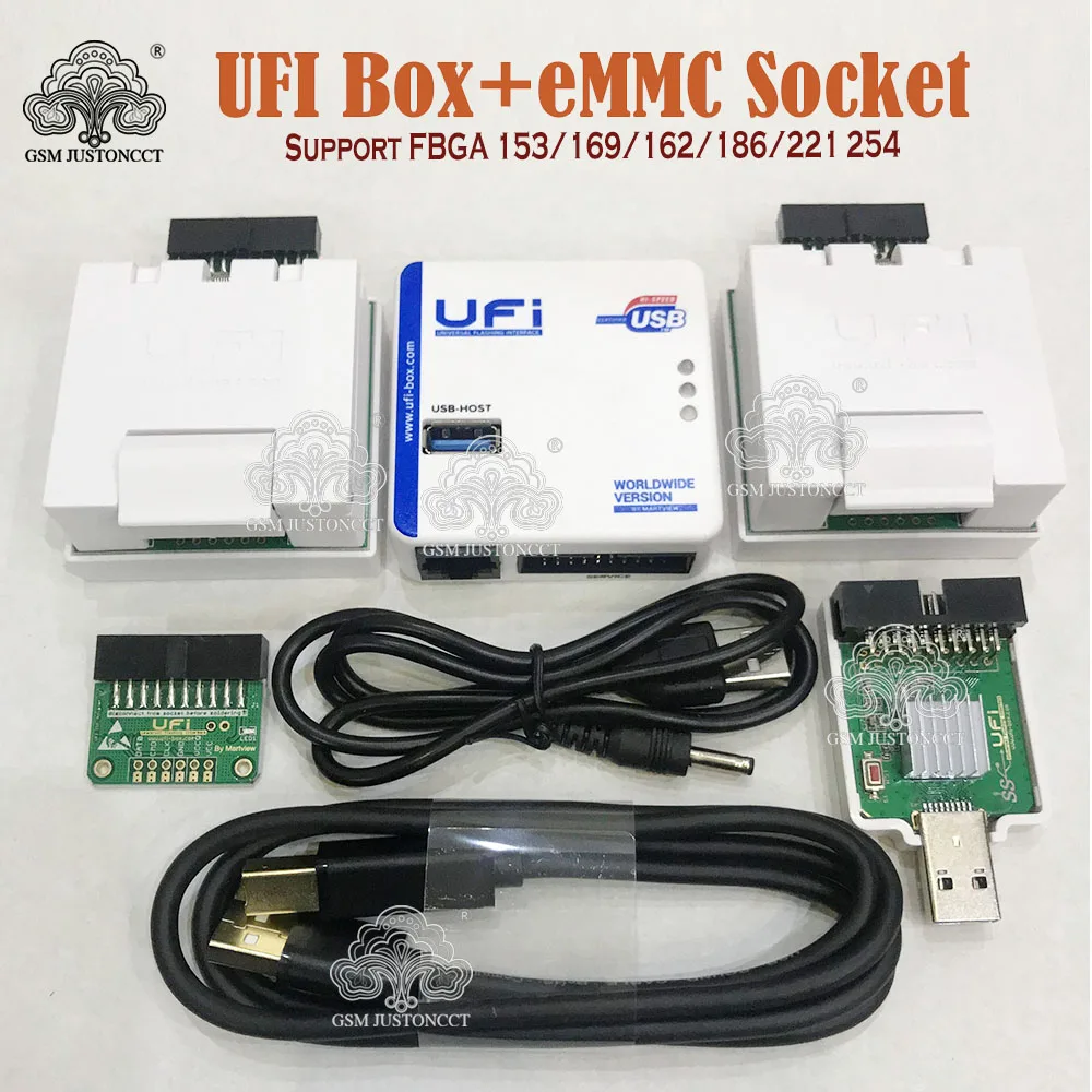 2022 New Original Ufi Box / Ufi Socket Support Fbga 153/169/162/186/221 ...